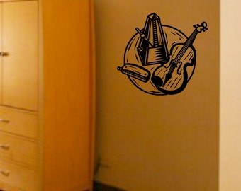 Violin decal | Etsy
