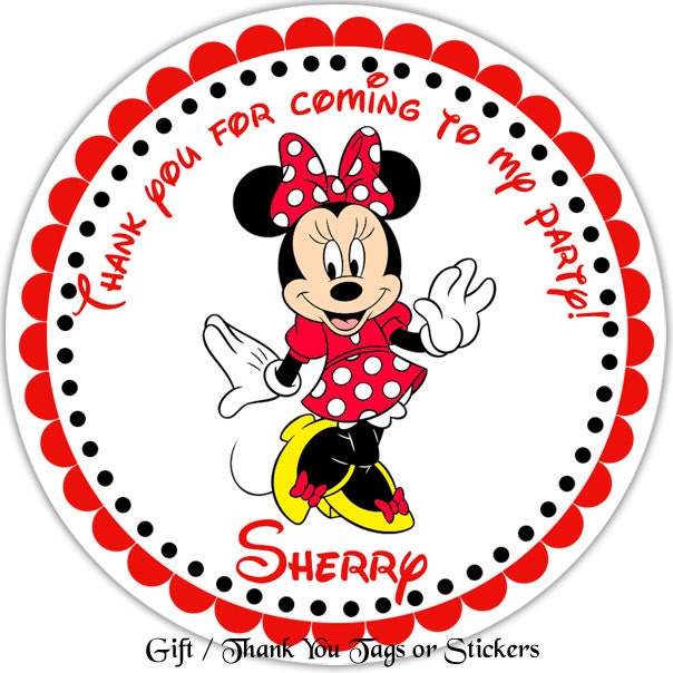 Stickers de Minnie Mouse - Imagui