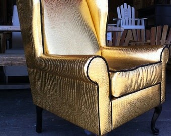 Wing back chair | Etsy