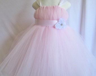Light Pink and White Princess Dress