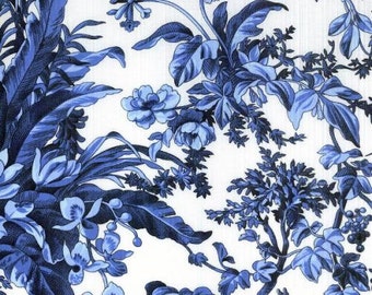 Blue willow fabric | Etsy