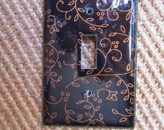 Items similar to Scroll Light Switch Embellishment item 30024 Vinyl ...