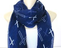 Popular items for cross scarf on Etsy