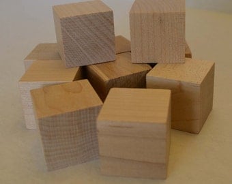 Wooden cubes | Etsy