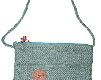 Unique hand knit purse related items | Etsy