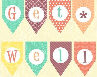 Get well banner | Etsy