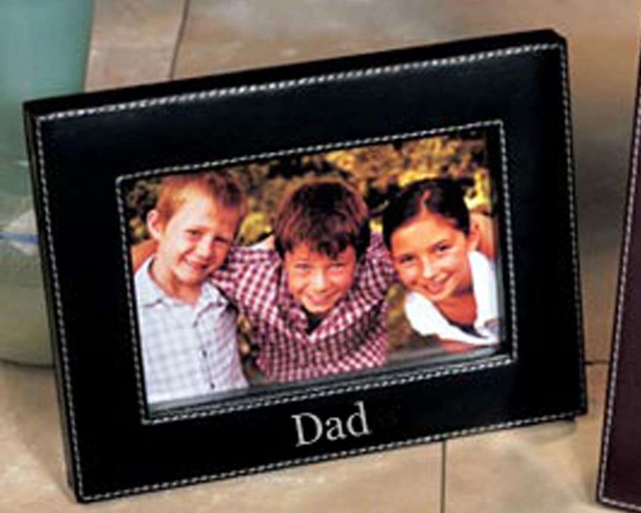 Leather Frame Personalized Leather Frame Makes a by RumorsGifts