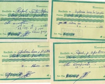 Handwritten receipt | Etsy