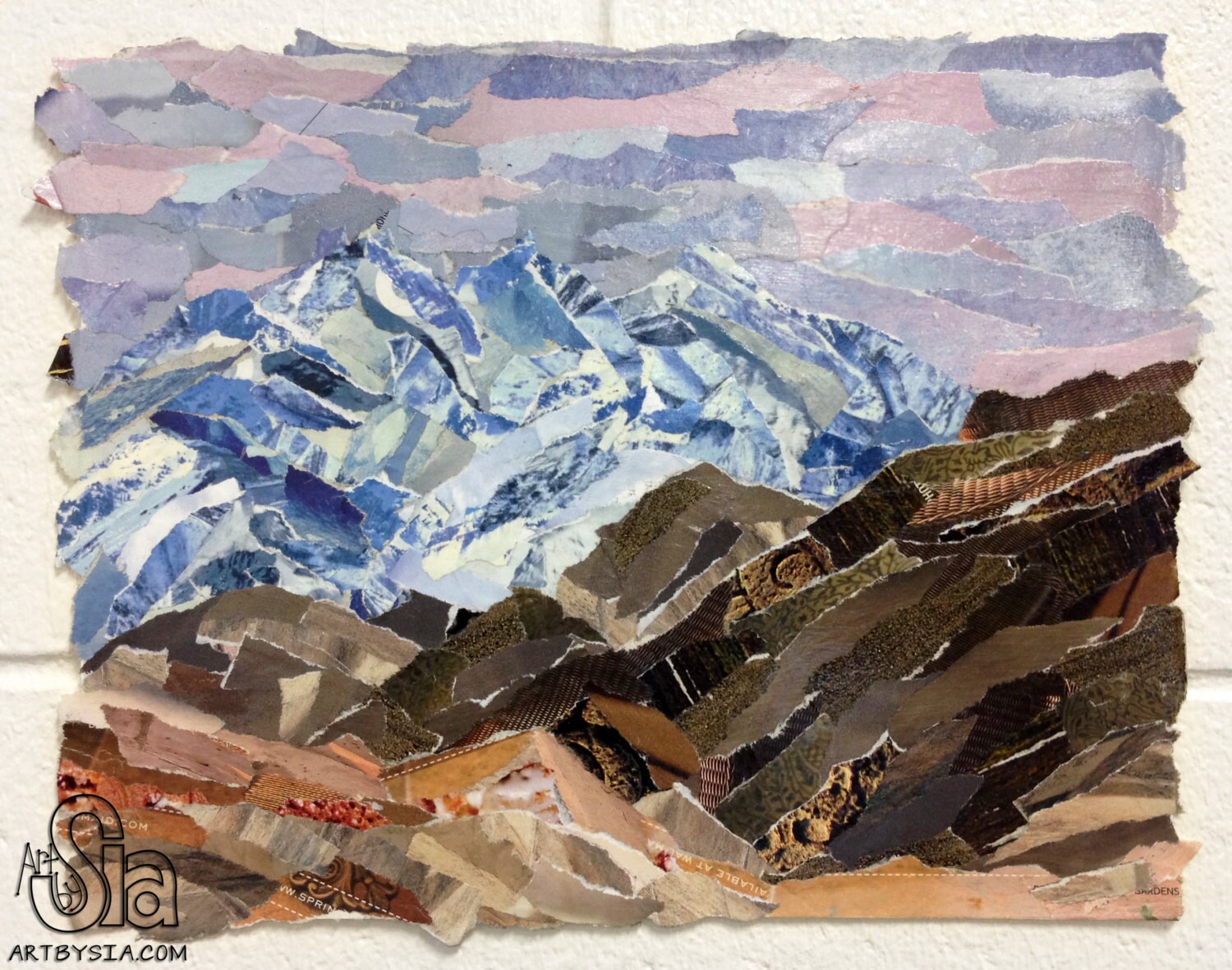 Landscape Collage Art