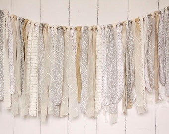 Rag garland | Etsy