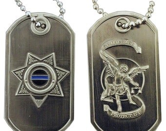 St michael dog tags | Etsy