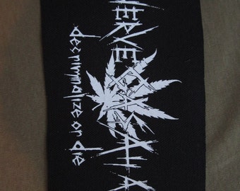 Nerve Gas Attak Patch crust punk decriminalize or die