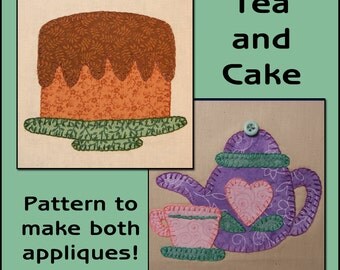 Teapot applique | Etsy