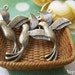 20 pcs Antique Bronze Hummingbird Bird Connector by VeryCharms