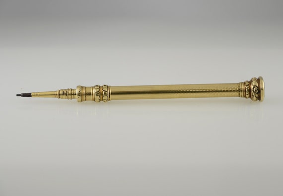 1800's Antique 14K Gold Mechanical Pencil by StoweVintage on Etsy