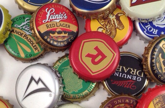 50 Assorted Beer Bottle Caps for your DIY Projects
