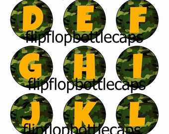Camo alphabet | Etsy
