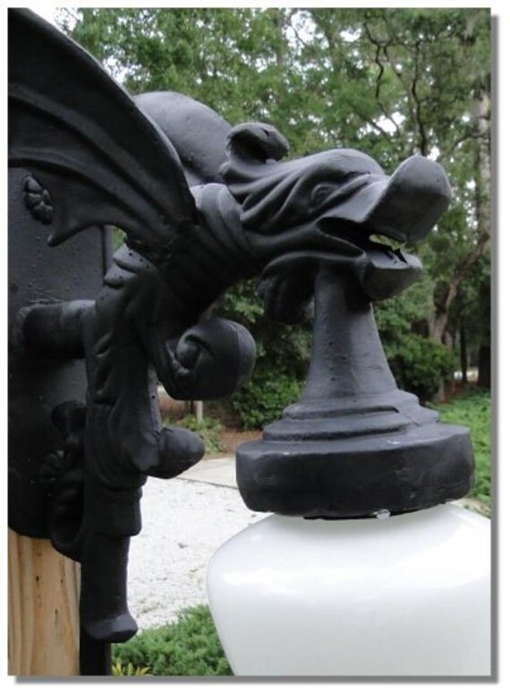 Gothic Gargoyle Outdoor Light Large Outdoor Lighting