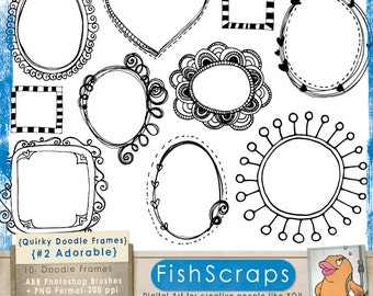 Popular items for doodle frame on Etsy