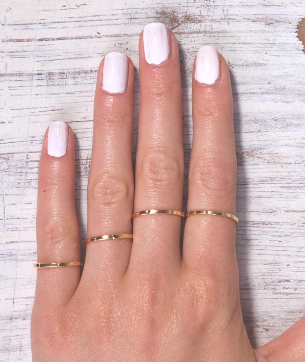 SALE stacking rings gold ring thin gold ring stackable