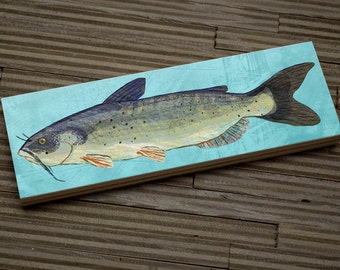 Catfish art | Etsy
