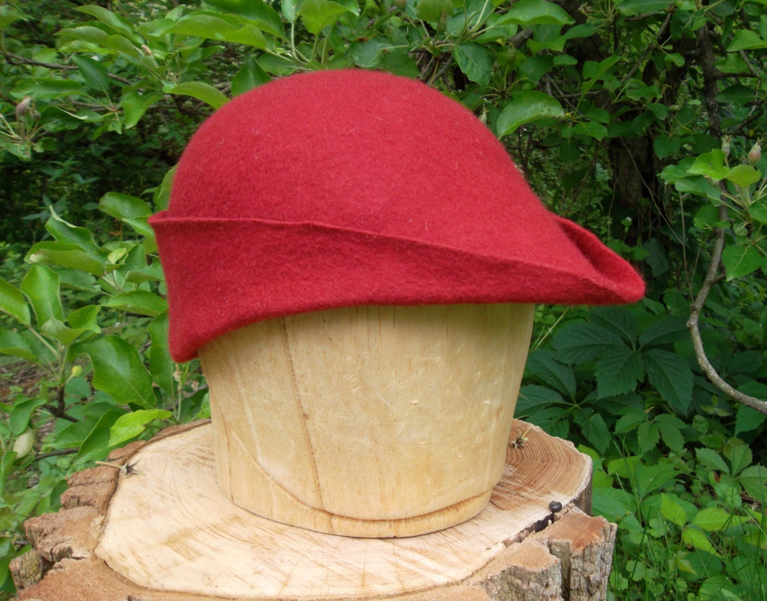 Medieval Felt hat bycocket Robin Hood hat SCA 14th