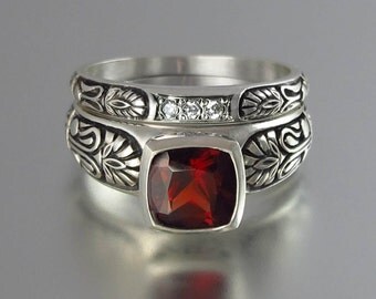 The PRINCE CHARMING 14k white gold mens wedding band by WingedLion