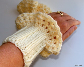 Ruffled wrist cuffs | Etsy