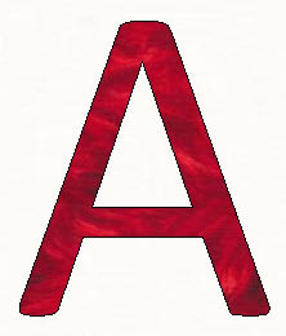 Printable Alphabet Calibri Font template pattern in pdf for