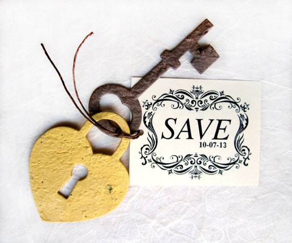 Seed Paper Lock And Key Save The Date By Recycledideas On Etsy seed-paper-lock-and-key-save-the-date-by-recycledideas-on-etsy