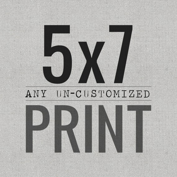 Items Similar To Any UN customized Print 5x7 In Size Canvas On Etsy