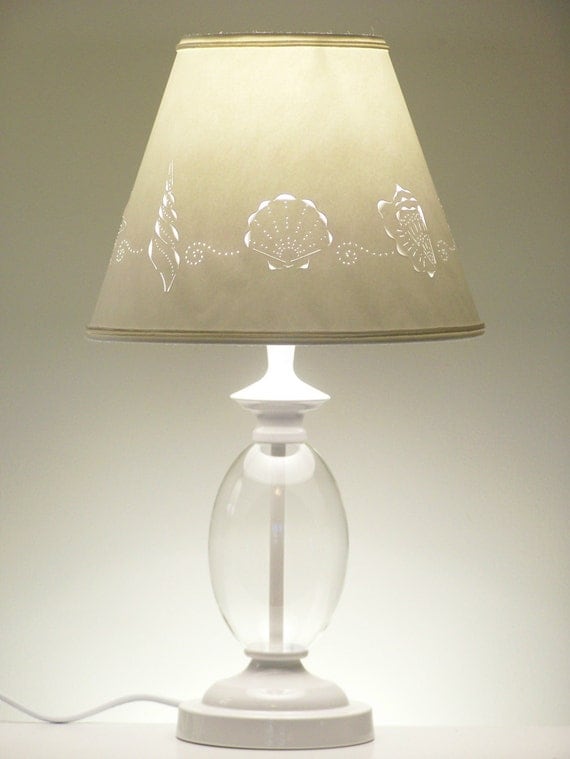Fillable Seashell Lamps