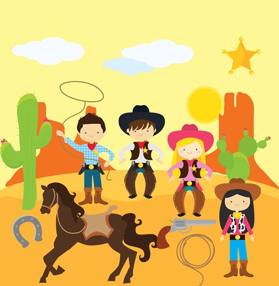 Wild west clipart cowboy clip art cowgirls cowboys horse