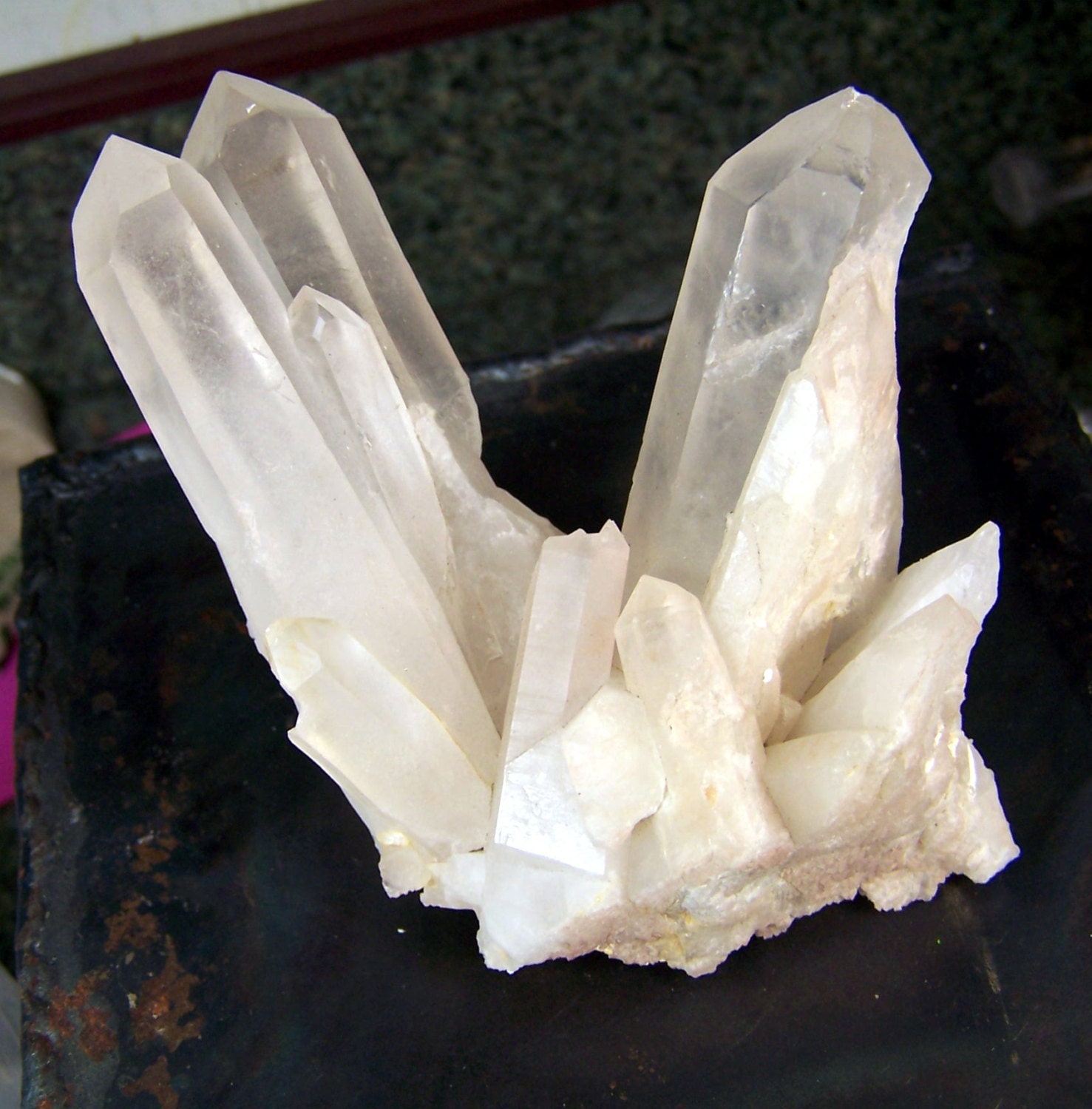 Large Quartz Crystal cluster clear quartz crystal large