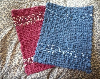 Unique rag rug placemat related items | Etsy