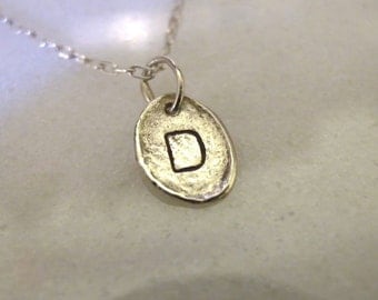 Popular items for letter d necklace on Etsy