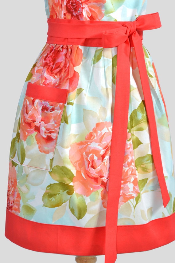 Womens Bib Full Apron Handmade Retro Womens Apron In Michael