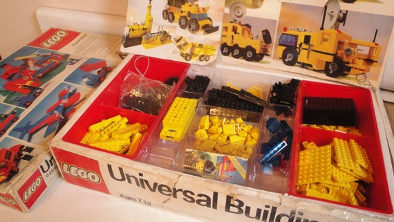1970s Vintage Legos Universal Building Sets 400 744 by CraftySara
