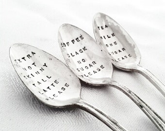 Custom teaspoons | Etsy