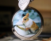 Popular items for rabbit pocket watch on Etsy
