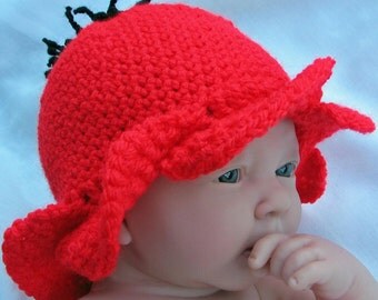 Crochet Pattern for Flower Fairy Bluebell Hat in 4 sizes