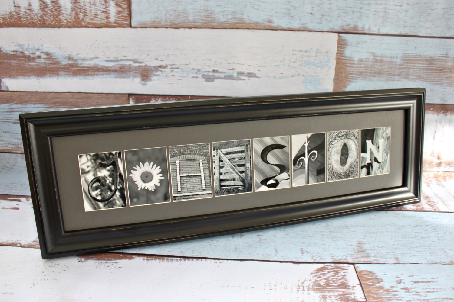 Any Size Custom Name Frame Letter Art Photography Choose