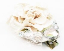 Popular items for bridal paper flower on Etsy