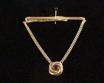 Unique tie bar with chain related items | Etsy