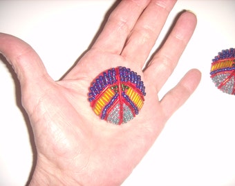 Beaded buttons | Etsy