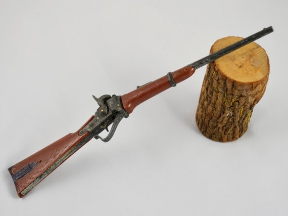 Vintage Miniature Toy Rifle Cap Gun by TheVintageRoad2Retro