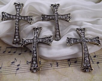 5pc. Set Copper Crosses. Infinity Symbol & Fish by CrystalandRust
