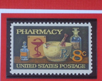 Pharmacy stamp | Etsy