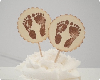 Baby girl footprint | Etsy