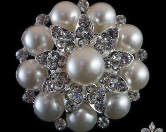 Rhinestone Brooch Pin Rhinestone Crystal Brooch by SupplyWorld